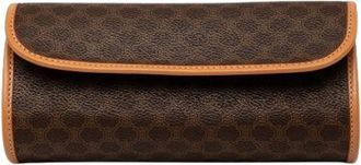 Celine Pre-owned Pochette en toile - Femme - Pre-owned - Brun - Taille: ONE Size