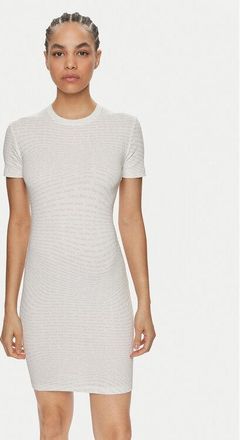 Calvin Klein Jeans Kleid für den Alltag J20J223205 Weiß Slim Fit