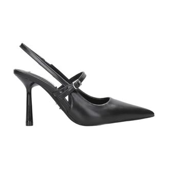 Steve Madden Schwarze Leder-Pumps mit spitzer Zehenpartie - - Shoes - Damen - Schwarzk - 41 EU
