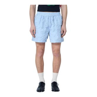 Walter Van Beirendonck Gepolsterte Tack Shorts mit Elastischem Bund - - Shorts - Herren - Blau - S