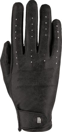 Roeckl Sports Reithandschuh Malaga, Turnier Sommer Handschuh, Schwarz Stonewashed 7