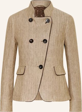 Habsburg Habsburg Leinenjanker Moosburg beige