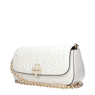 Tory Burch Leather Shoulder Bag - White