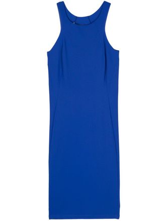 Patrizia Pepe robe sans manches &agrave; coupe courte - Bleu