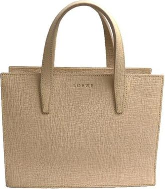 Loewe Sac &agrave; main Pre-owned - Femme - Pre-owned - Beige - Taille: ONE Size