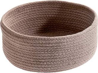 Spirella Aufbewahrungsk&ouml;rbchen Tobago Aufbewahrungskorb Aufbewahrungsbox Organizer Badkorb 25x25x10,5 cm - Braun