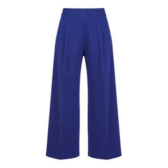 Semicouture Weite Hose - - Trousers - Damen - Blau - M