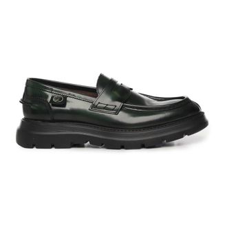 Giuliano Galiano Gr&uuml;ne Lederschuhe Flach - - Shoes - Herren - Gr&uuml;n - 41 EU