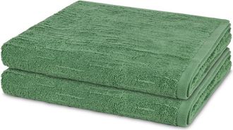 ROSS 2er Set Duscht&uuml;cher - Premium Walkfrottee aus 100% Baumwolle, 500 g/m&sup2;, 70x140 cm, Flauschig weich, hochsaugf&auml;hig & langlebig - Edles Design - Perfekt