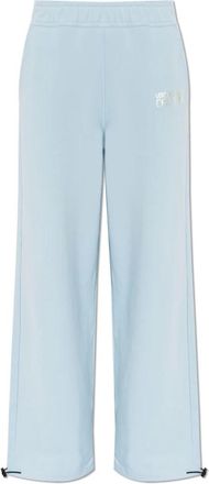 Versace Jeans Couture Femme, Pantalons, Bleu, Taille: 36 FR Pantalon de surv&ecirc;tement avec chevilles resserr&eacute;es