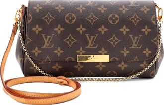 Louis Vuitton Favorite Handbag Monogram Canvas MM crossbody bag - Braun