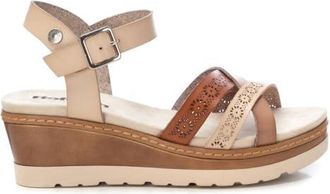 Refresh Sandale Femme Beige - Chaussures confortables et polyvalentes - Mode décontractée - Modèle 17268202 (Taille38)