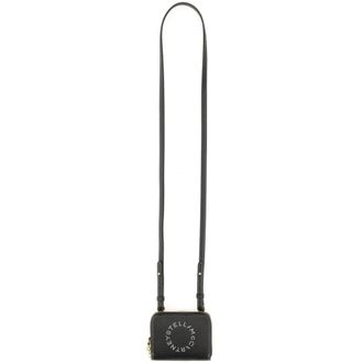 Stella McCartney Geldb&ouml;rse mit Schultergurt - - Accessories - unisex - Schwarzk - ONE SIZE