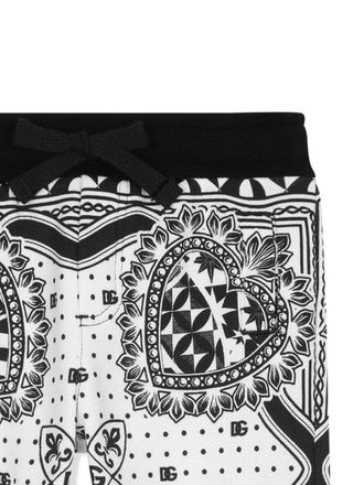 Dolce & Gabbana Bandana-Print Cotton Joggers - Multicolor