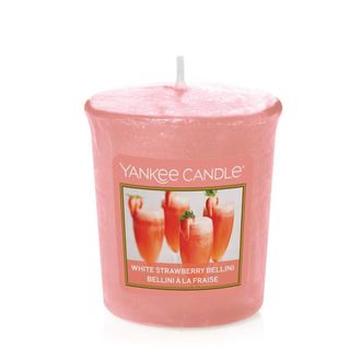 Yankee Candle Company Votive White Strawberry Bellini