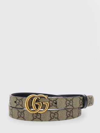 Gucci Ceinture r&eacute;versible GG Marmont en toile Supreme et cuir