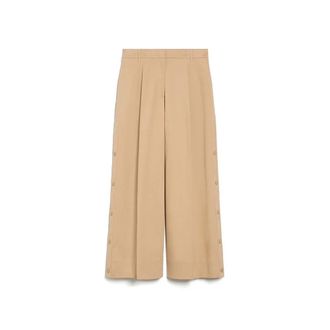 Max Mara Caprile Wide Hosen - - Trousers - Damen - Beige - L