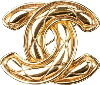 Chanel Halskette - Chanel CC Matelasse Coco Big Brooch - Gr. unisize - in Mehrfarbig - f&uuml;r Damen