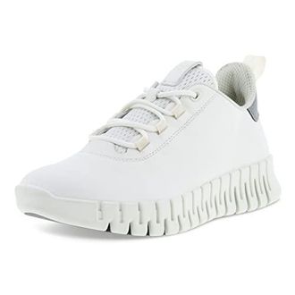 Ecco Femme Gruuv Shoes, White/Light Grey, 37 EU Étroit