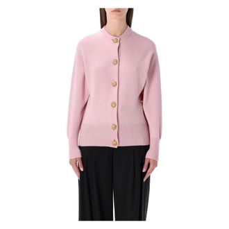 Balmain Cardigan mit Kn&ouml;pfen - - Knitwear - Damen - Rosa - XS