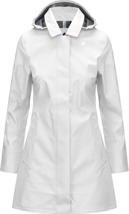 K-Way Femme, Manteaux, Blanc, Taille: 40 FR Mathy Bonded Jersey