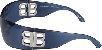 Balenciaga Womens Sunglasses Balenciaga Bb0359s 002 Blue 99-1-115 Nylon Fiber
