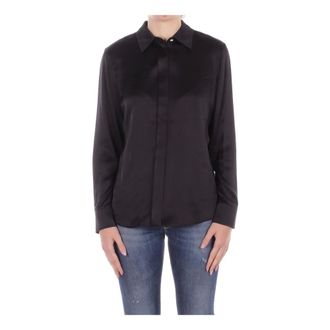 Max Mara Damen, Blusen & Hemden, Schwarzk, XLGr&ouml;&szlig;e