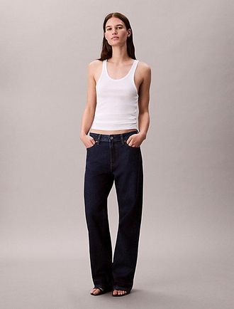 Calvin Klein 90s Straight Jeans - True Indigo - Damen - 24RG