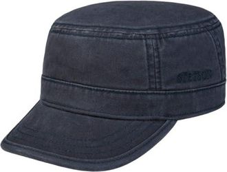 Stetson Casquette Gosper Army Femme/Homme - Urban de Militaire avec Visiere, Ferme a lArriere Printemps-ete Printemps Ete Automne Hiver - XL (60-61 cm) Bleu F