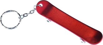 Miniblings Skateboard Schl&uuml;sselanh&auml;nger Flaschen&ouml;ffner Board Skater rot - Handmade Modeschmuck I I Anh&auml;nger Schl&uuml;sselring Schl&uuml;sselband Keyring