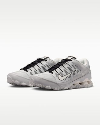 Nike Trainingsschuh NIKE Nike Reax 8 TR, Herren, Gr. 42,5, grau fog, sail, schwarz, Leder, Synthetik, Textil, Schuhe, Topseller