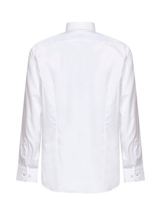 Etro Mens Shirt - White Cotton Button-Down