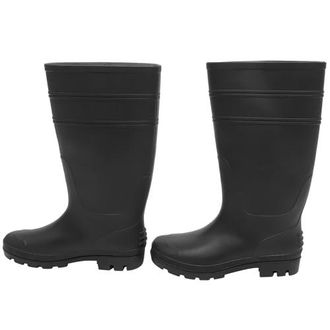 Garneck Pluie Homme Hautes PVC Antid&eacute;rapantes et Durables avec Embout de S&eacute;curit&eacute; R&eacute;sistantes &agrave; Eau et Aux Produits Agricoles pour Chantier et Usage Ext&eacute;rieur