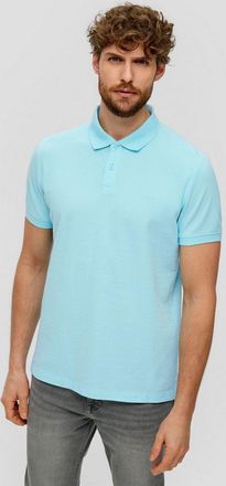 s.Oliver Kurzarmshirt Polo-Shirt Poloshirt aus Baumwollpiqué