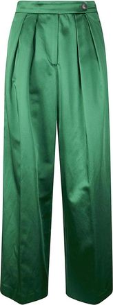 Dries Van Noten Pantalons D&eacute;contract&eacute;s - Vert
