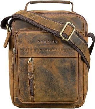 STILORD Ruben Sacoche Cuir Homme Petite Bandouli&egrave;re Vintage Sac Messager V&eacute;ritable Cuir &Eacute;l&eacute;gant pour Travail Voyage Bureau Quotidien Tablette 10.9 Pouces Coul