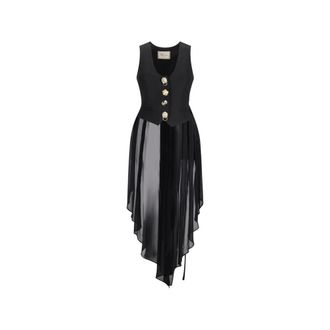 Blumarine Wollmisch-Weste - - Tops - Damen - Schwarzk - XS