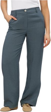 Object Objrini MW LO Wide Pant - - Trousers - Damen - Blau - W34