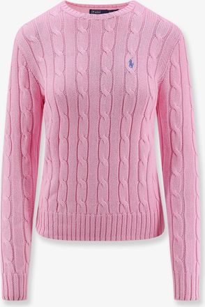 Ralph Lauren Cotton sweater with embroidered logo on the front - POLO RALPH LAUREN - gender_Woman