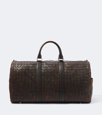 Bottega Veneta Weekender Cabin aus Leder