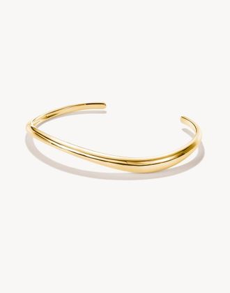 Thomas Sabo Armreif mit Wellen-Design in Gold