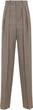 Saint Laurent Damen, Hosen, Grau, SGr&ouml;&szlig;e