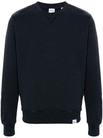 Aspesi sweat à patch logo - Bleu