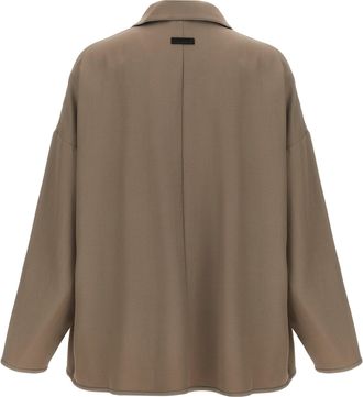 Fear of God Virgin Wool Blend Jacket - Taupe