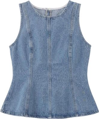Edited Brenda Top - - Tops - Damen - Blau - XS