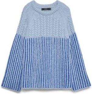 Vero Moda Vmerika Ls Pull Long &agrave; col Rond Exp