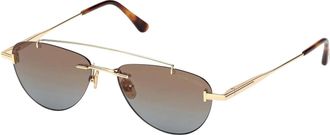 Tom Ford Sonnenbrillen - ASTOR-02 - Gr. unisize - in Gold - f&uuml;r Damen