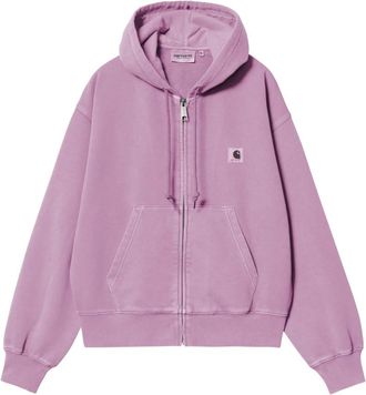 Carhartt Work in Progress Femme, Sweatshirts et sweats &agrave; capuche, Violet, Taille: 40 FR Hooded Nelson Jacket