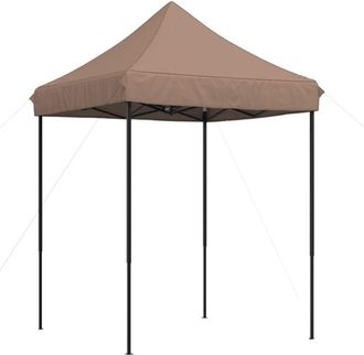 vidaXL Vidaxl - Tente de réception pliable escamotable marron 200x200x306 cm