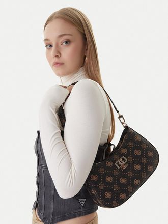 Guess Handtasche Guess Emelie Logo HWGP99 28180 Braun